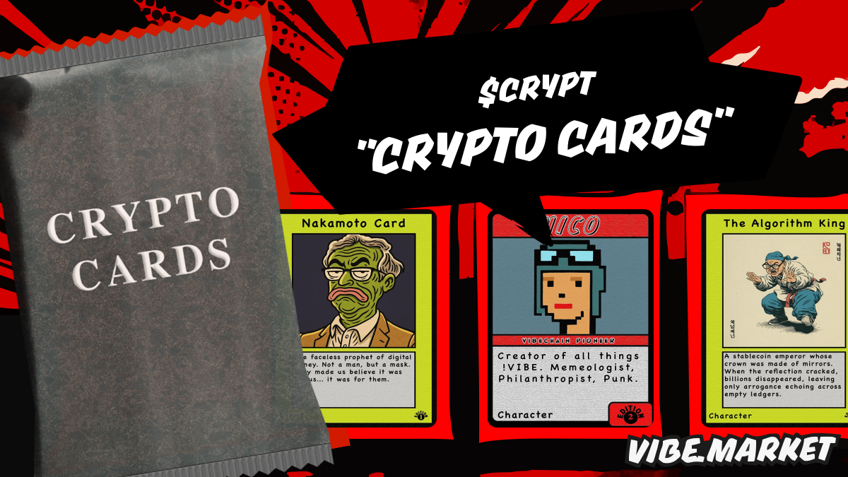 Buy Crypto Cards ($CRYPT) on vibe.market